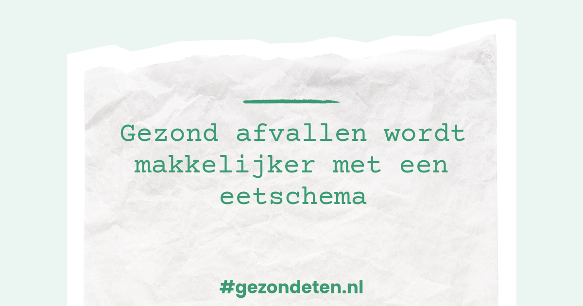 Wil je Afvallen? Ontdek Waarom een Eetschema Onmisbaar is